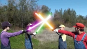 Beam Swords | Stupid Mario Brothers Wiki | Fandom