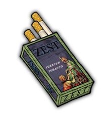 Zest Cigarettes - Official Stygian: Reign of the Old Ones Wiki