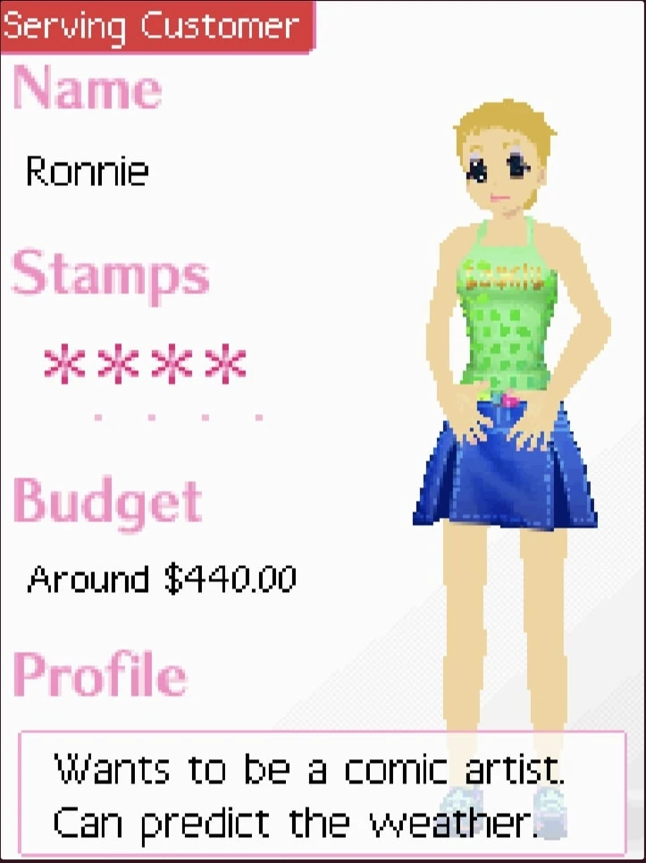 Ronnie (Style Boutique) | Style Boutique Wiki | Fandom