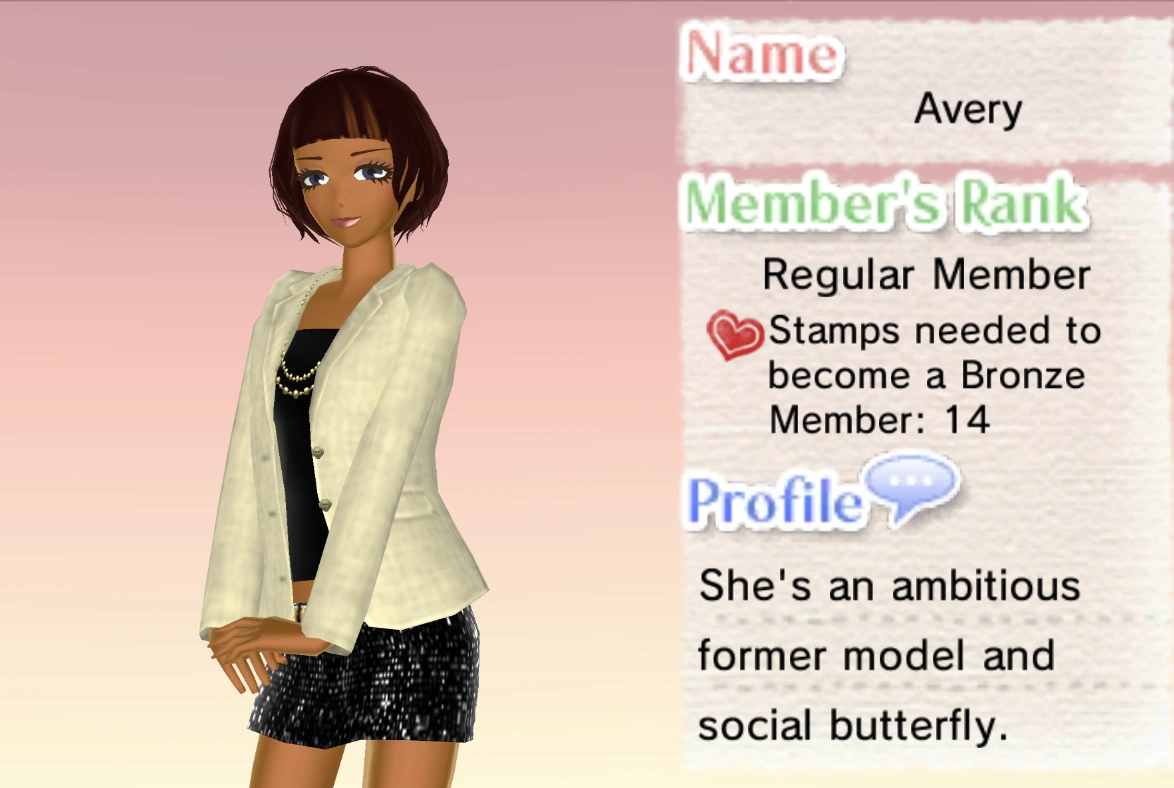 Avery | Style Savvy Wiki | Fandom