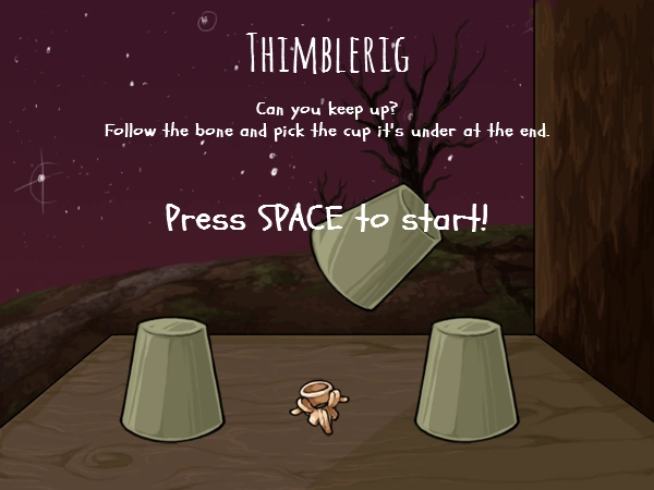 Thimblerig | Subeta Wiki | Fandom