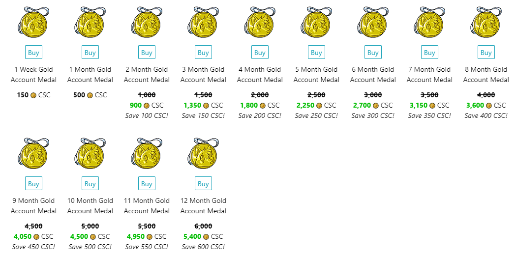Gold Account | Subeta Wiki | Fandom