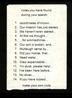 Notes | Submachine Wiki | Fandom