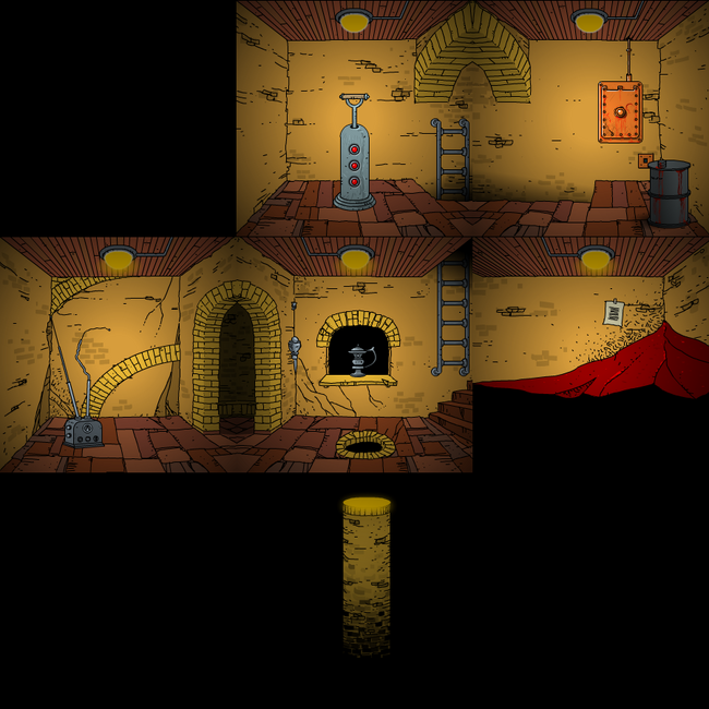 Orange lever room | Submachine Wiki | Fandom