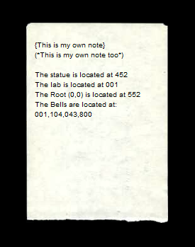 Notas | Wiki Submachine | Fandom