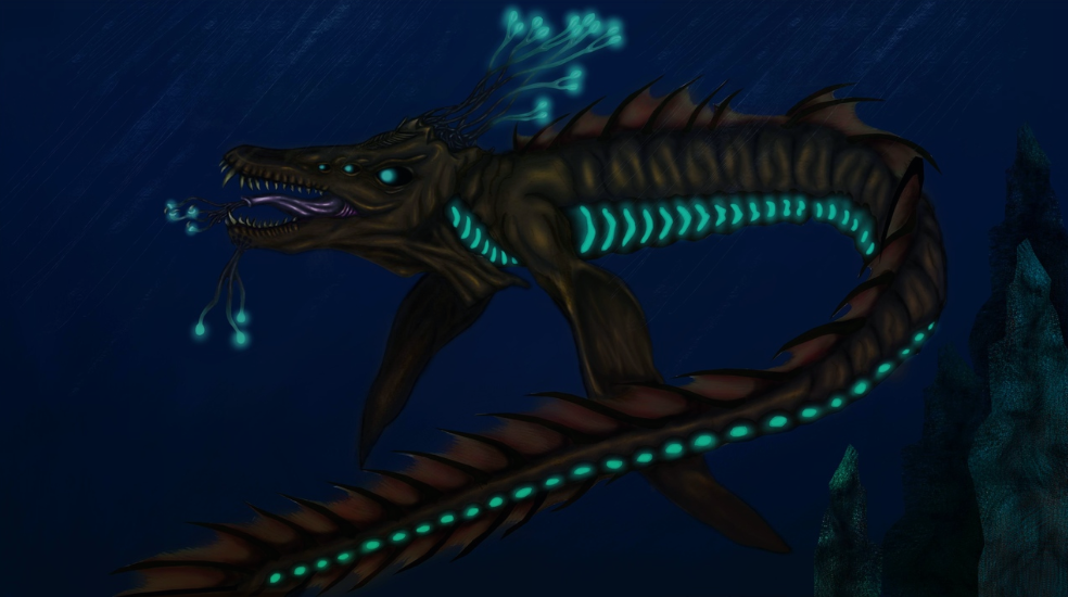 Светящейся левиафан Subnautica выдумки вики Fandom