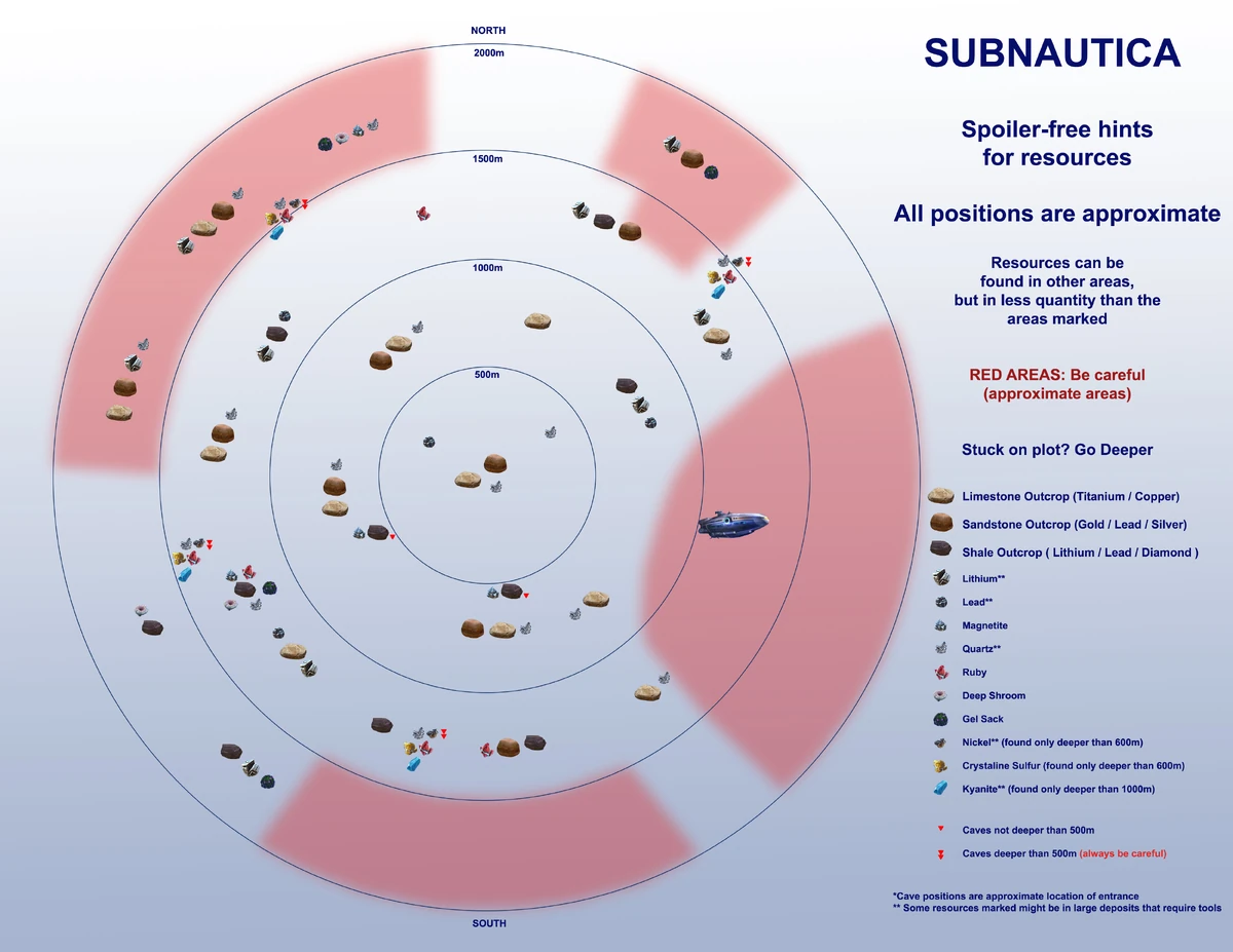 Crater Map | Subnautica Wiki | Fandom