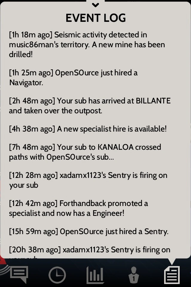 Event Log | Subterfuge Game Wikia | Fandom