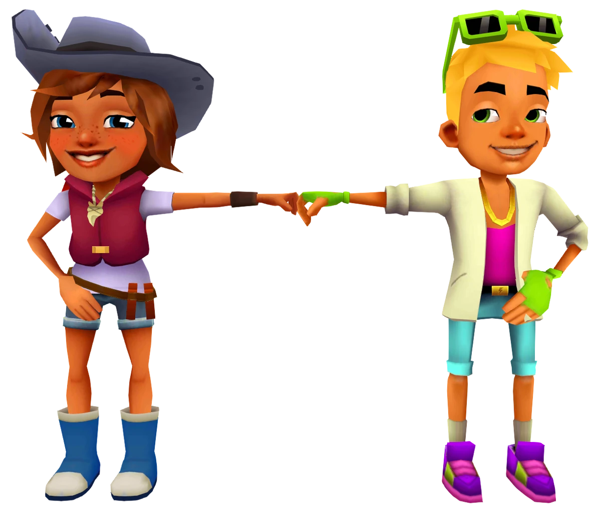 User blog:CaitlinTheCuteGirl/Kim and Nick | Subway Surfers Wiki | Fandom