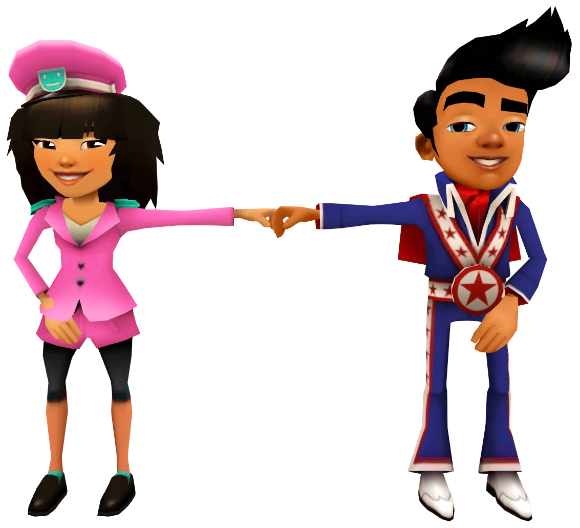 User blog:CaitlinTheCuteGirl/Mina and Rex | Subway Surfers Wiki | Fandom