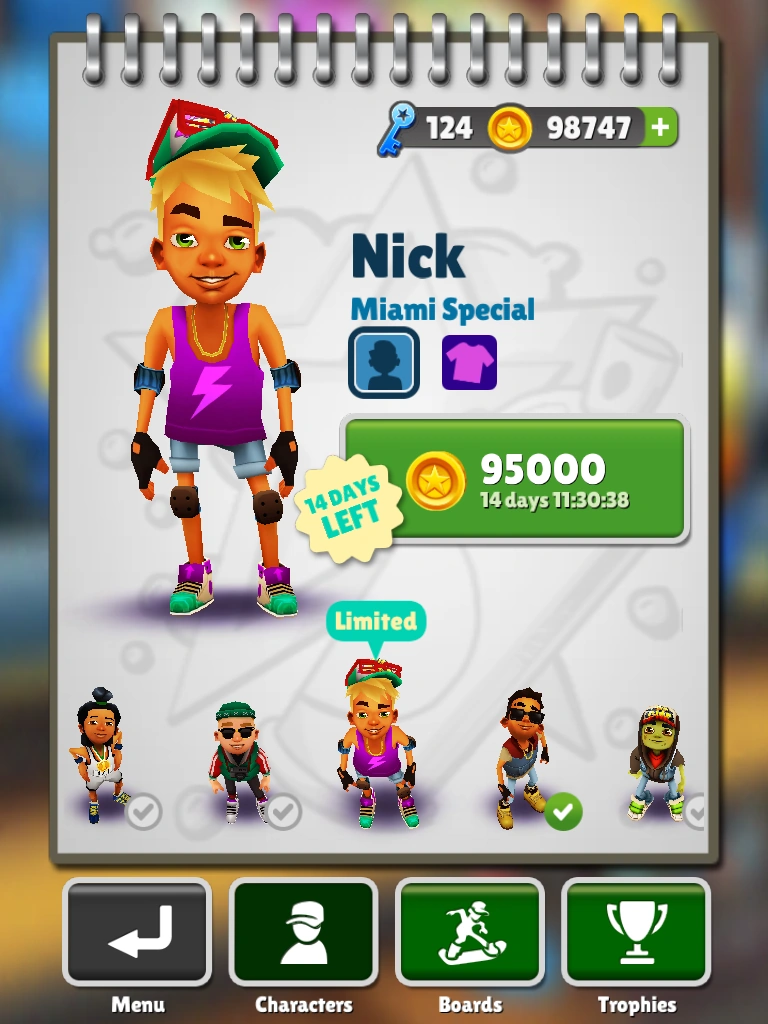 Nick/Gallery | Subway Surfers Wiki | Fandom