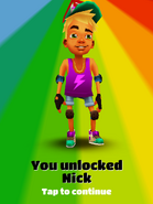 Nick | Subway Surfers Wiki | Fandom