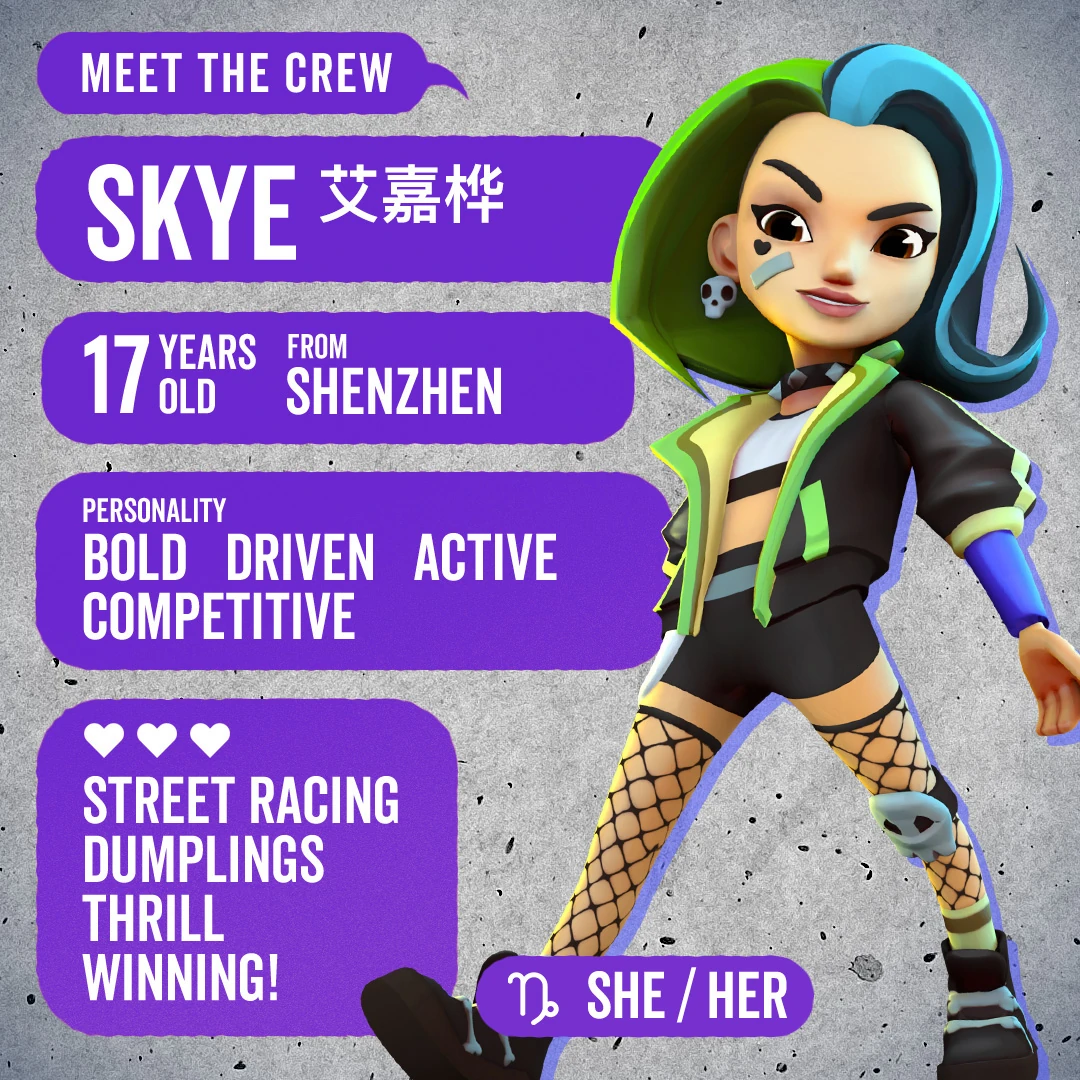 Skye/Gallery | Subway Surfers Wiki | Fandom