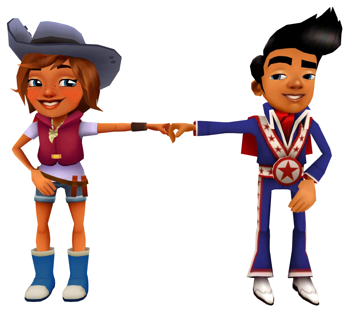User blog:CaitlinTheCuteGirl/Kim and Rex | Subway Surfers Wiki | Fandom