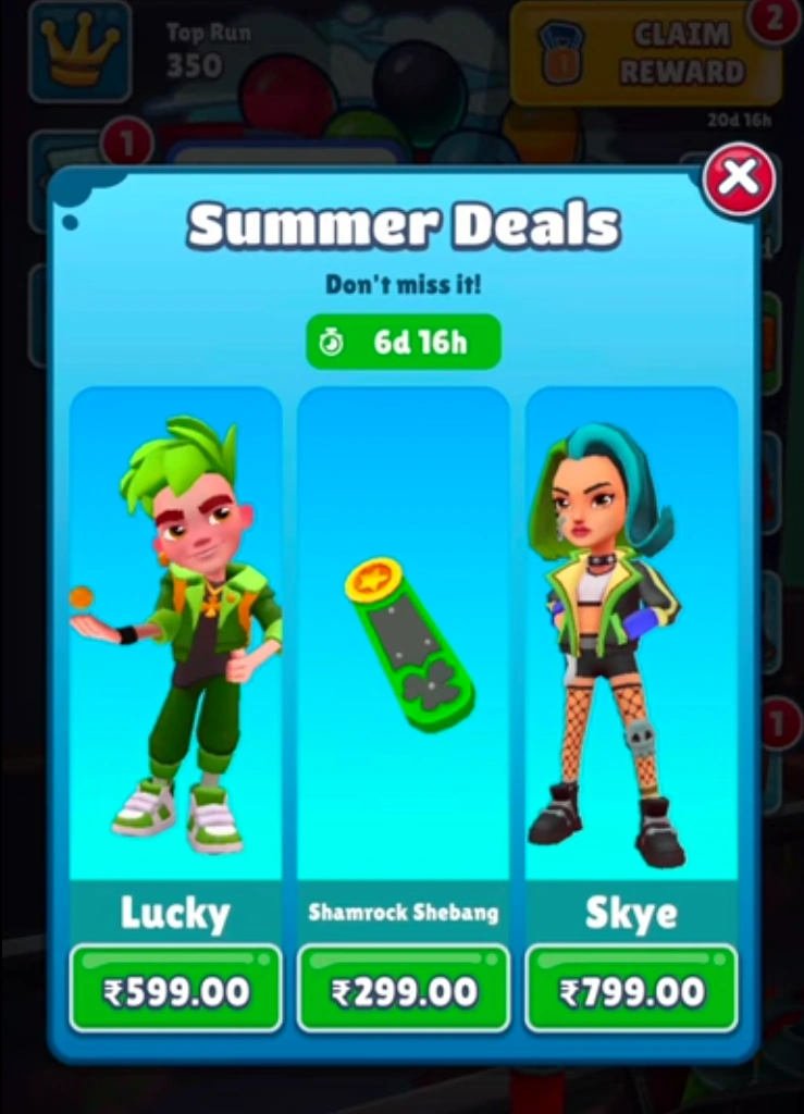 Summer Deals | Subway Surfers Wiki | Fandom
