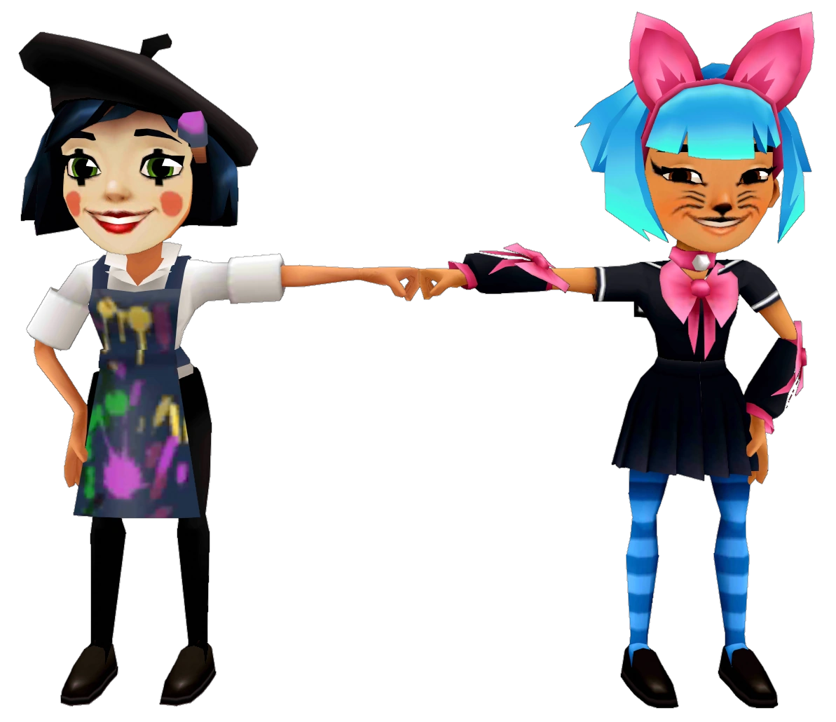 User blog:CaitlinTheCuteGirl/Subway Surfers Set 1 Pairings Duos Fist ...