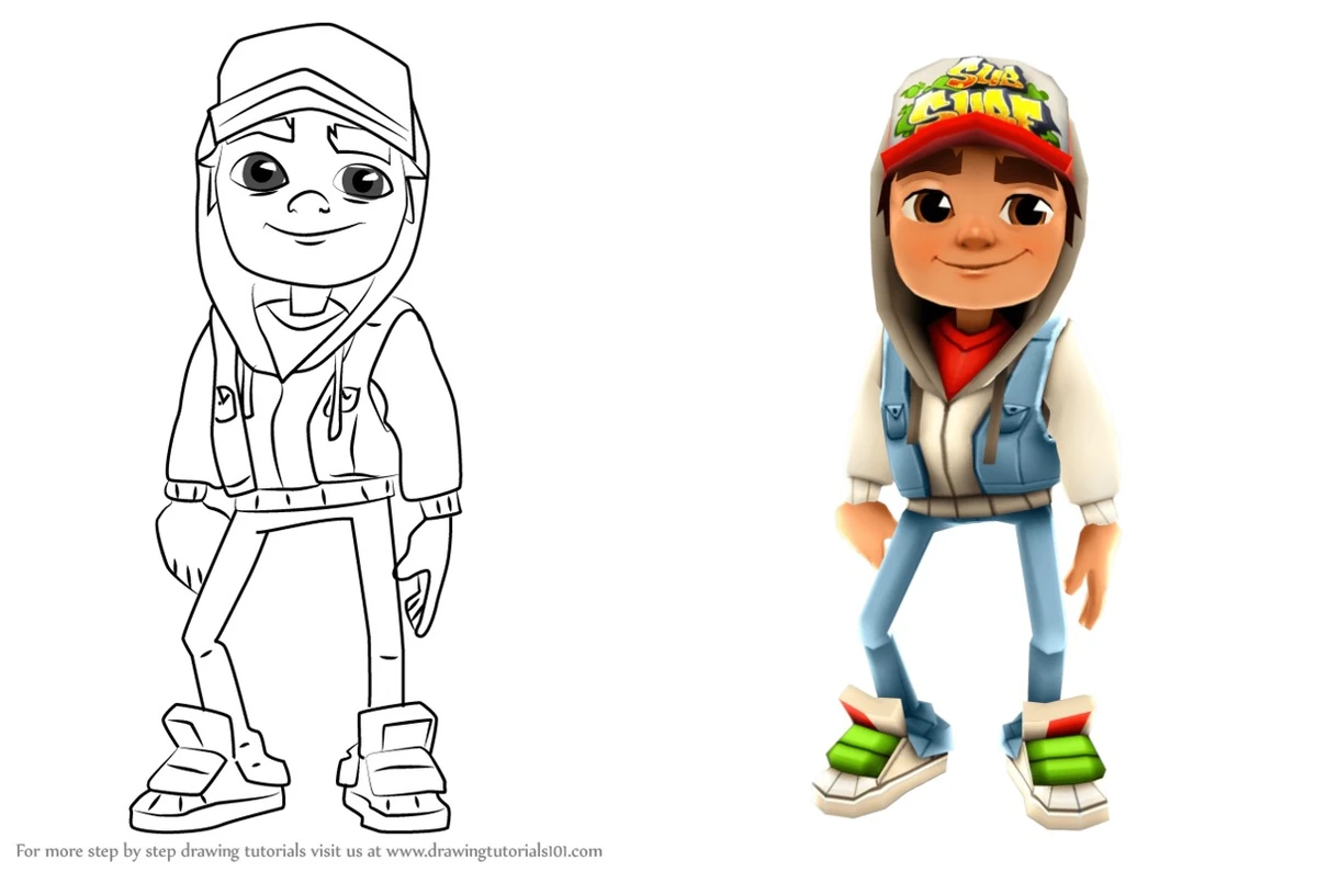 Subway Surfers Characters Drawing