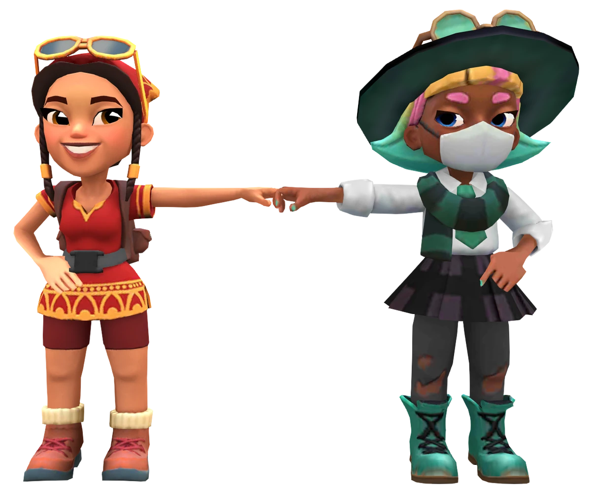 User blog:CaitlinTheCuteGirl/Mala and Pink | Subway Surfers Wiki | Fandom