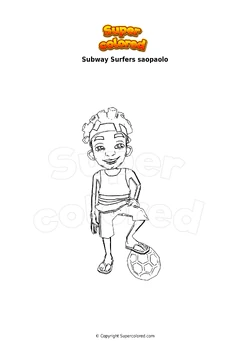 subway surfer coloring book