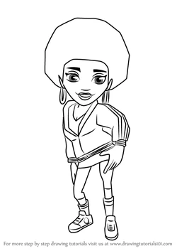 Subway Surfers Characters Drawing