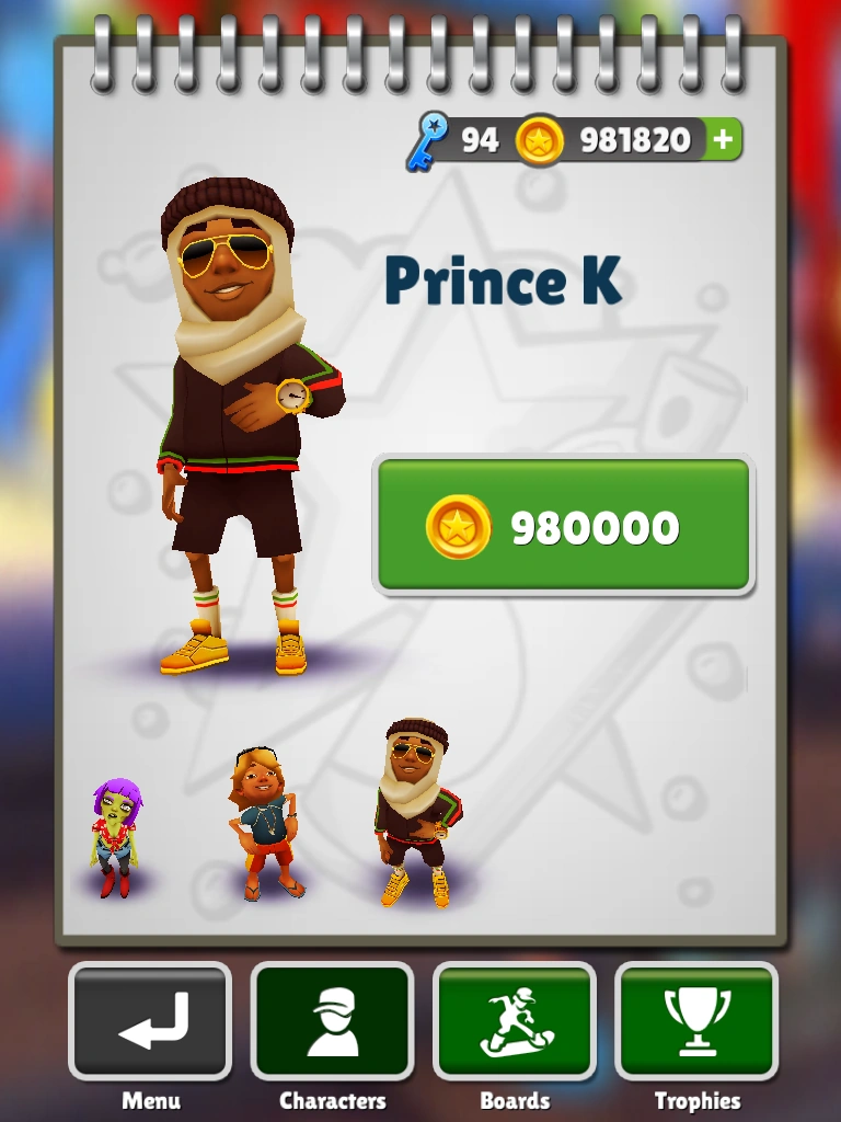 Prince K/Gallery | Subway Surfers Wiki | Fandom