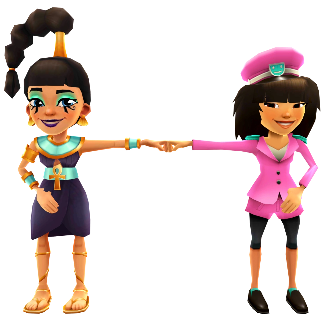 User blog:CaitlinTheCuteGirl/Jasmine and Mina | Subway Surfers Wiki ...