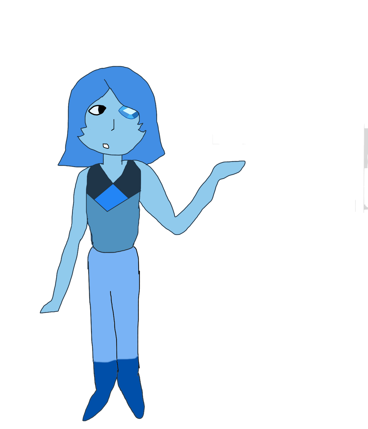 Blue Topaz Ajdraws Steven Universe Fanon Wikia Fandom