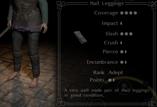 Mail Leggings - Sui Generis Wiki