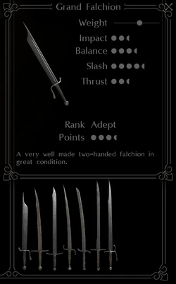 Two Handed Falchion