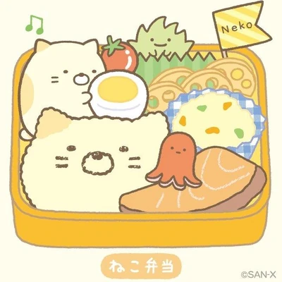 Each Sumikko's Bento | Sumikko Gurashi Wiki | Fandom