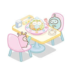 Cafe Table (UFO Meal) | Sumikkogurashi Farm Wiki | Fandom