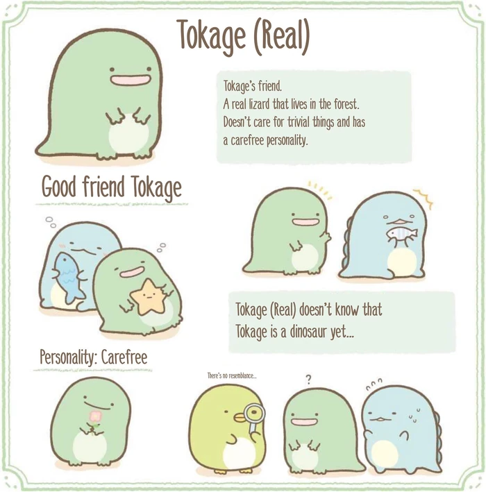 Tokage (Real) | Sumikkogurashi Farm Wiki | Fandom