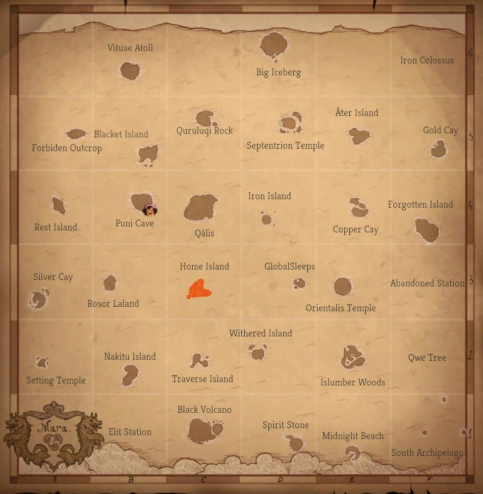 Map | Summer in Mara Wiki | Fandom