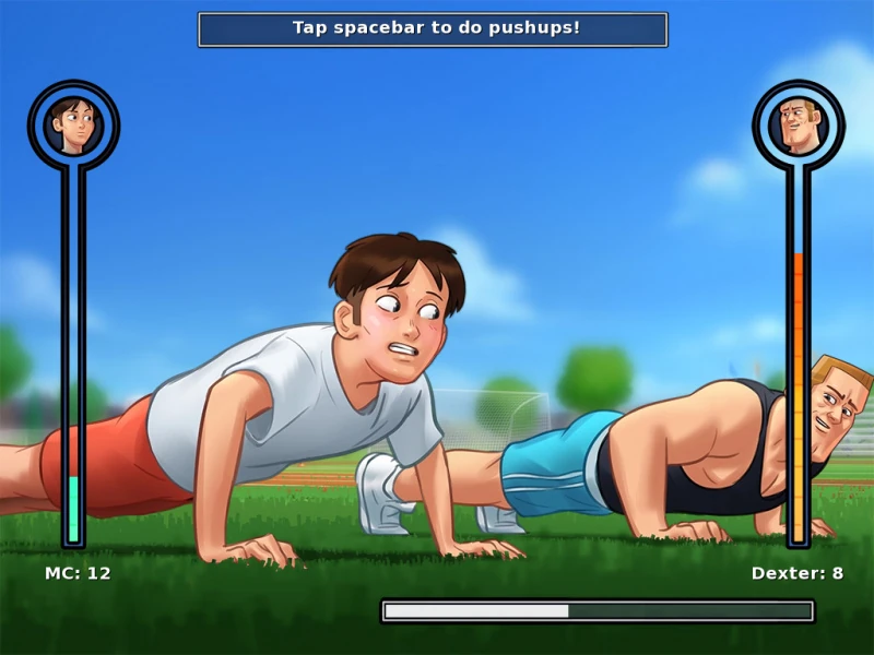 Minijuego de flexiones | Wiki Summertime Saga | Fandom