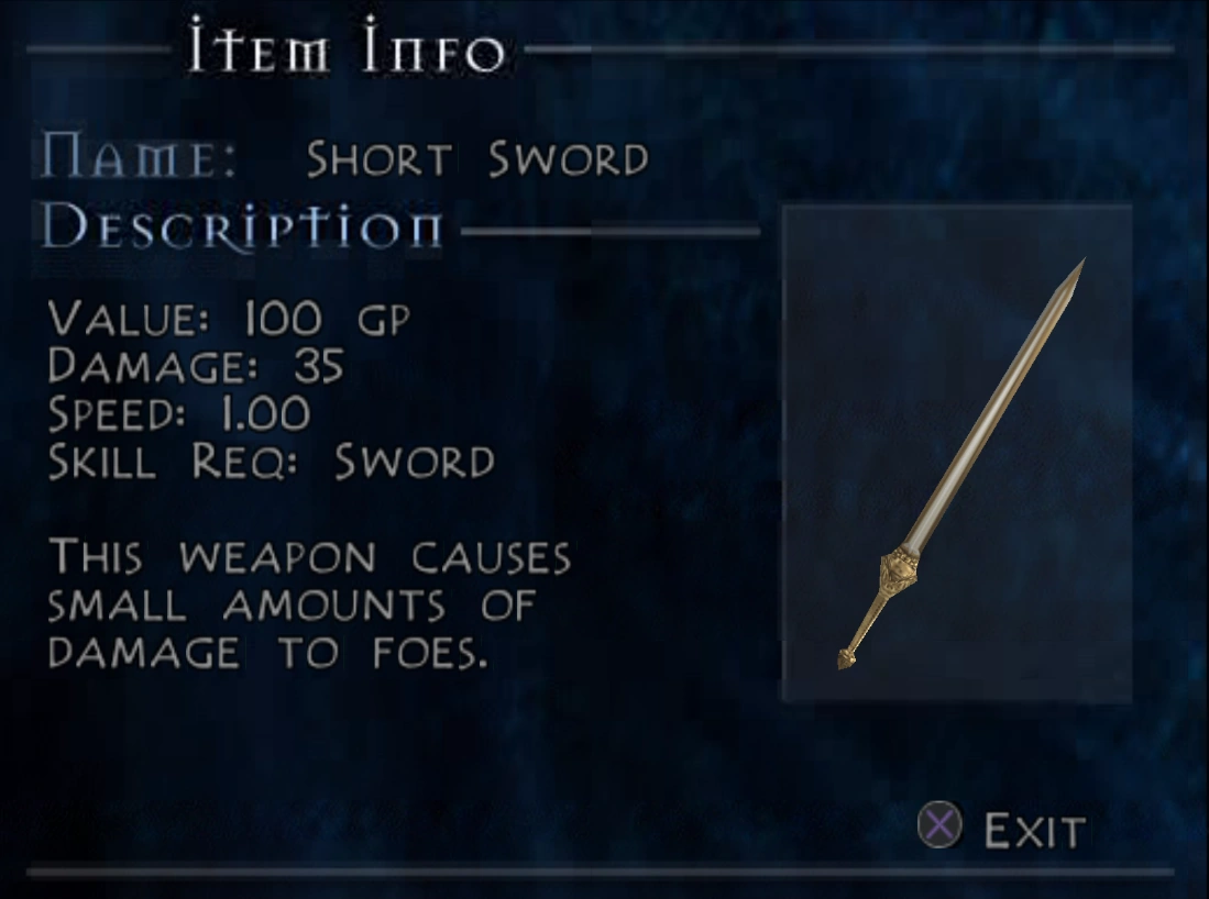 Short Sword (Summoner) | Summoner Wiki | Fandom