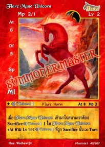 Flare Mane Unicorn | Summoner Master | Fandom