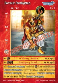Savage Swordman | Summoner Master | Fandom