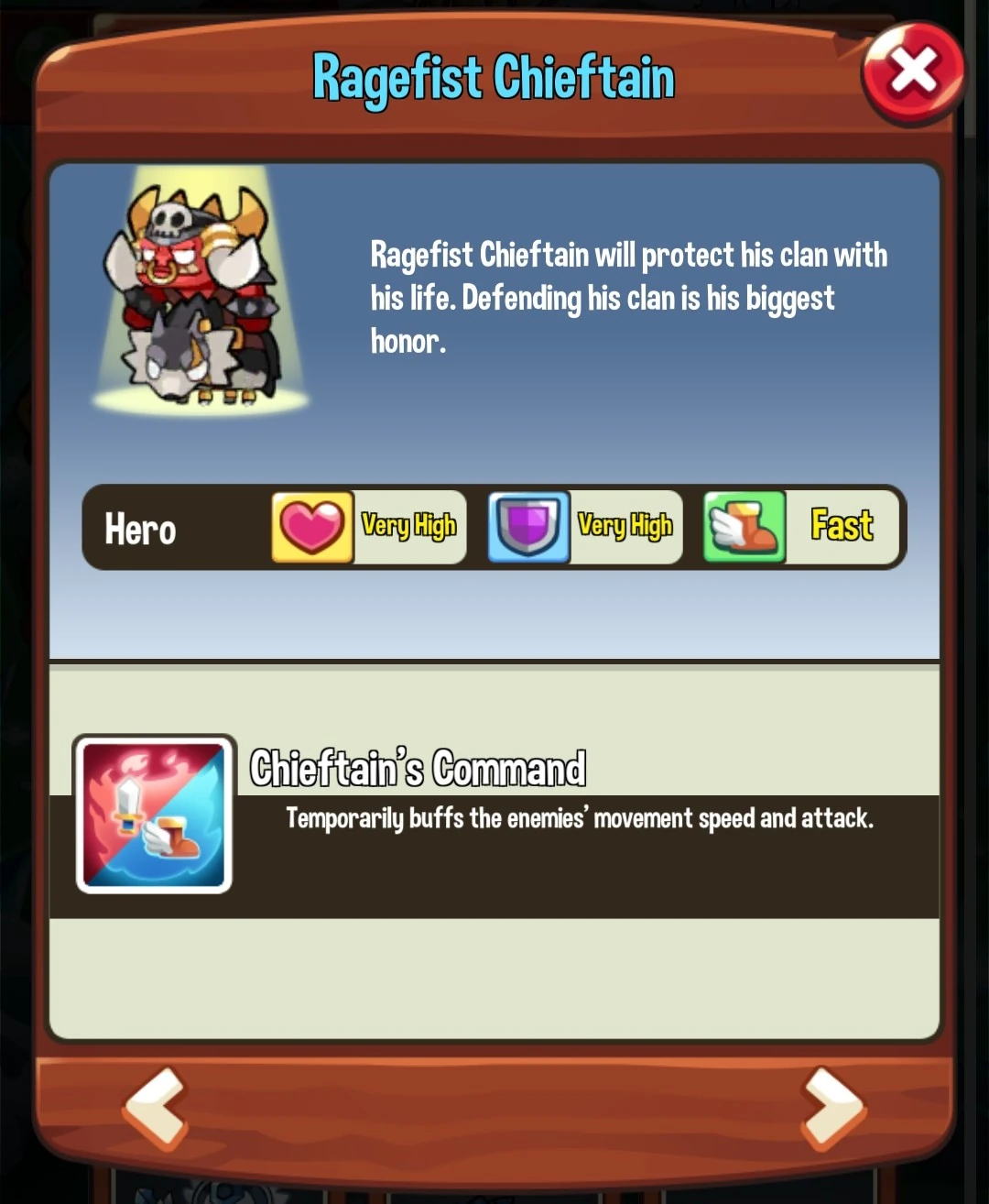 Ragefist Chieftain | Summoner's Greed Wiki | Fandom