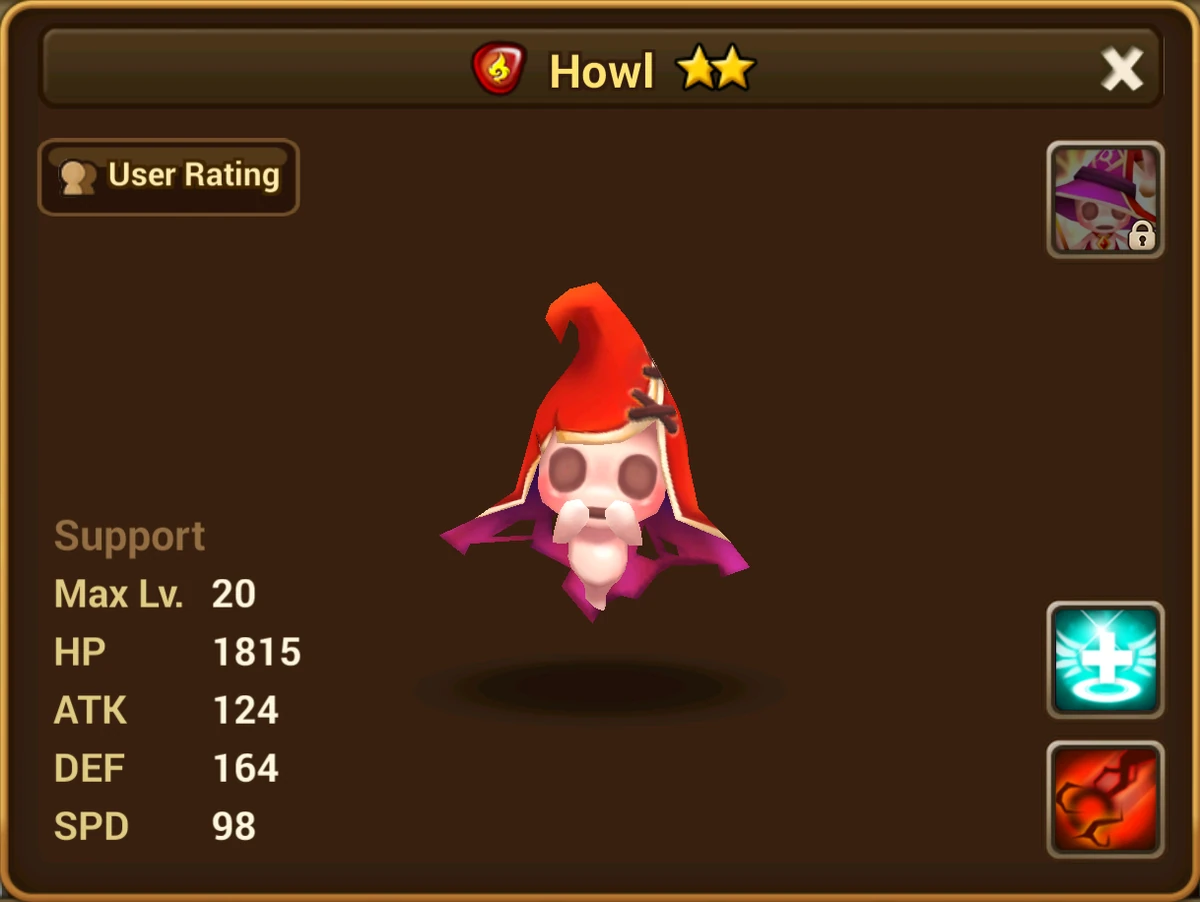 Howl (Fire) - Lala/Gallery and trivia | Summoners War Sky Arena Wiki ...