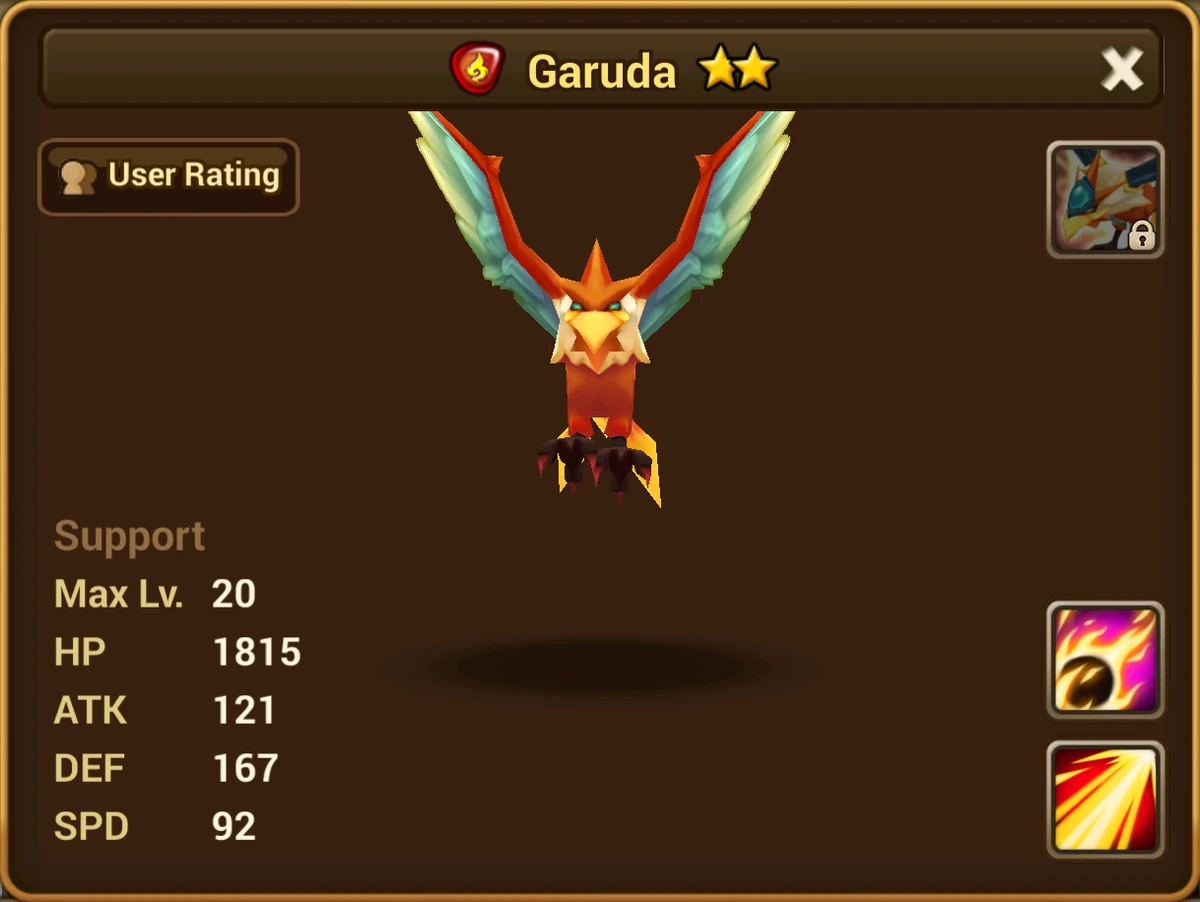 Garuda (Fire) - Cahule/Gallery and trivia | Summoners War Sky Arena ...