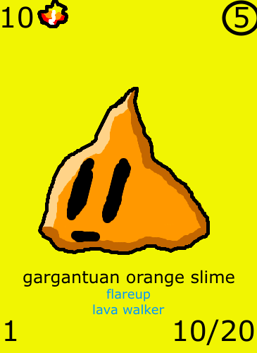 Gargantuan orange slime | Summonheroes Wiki | Fandom