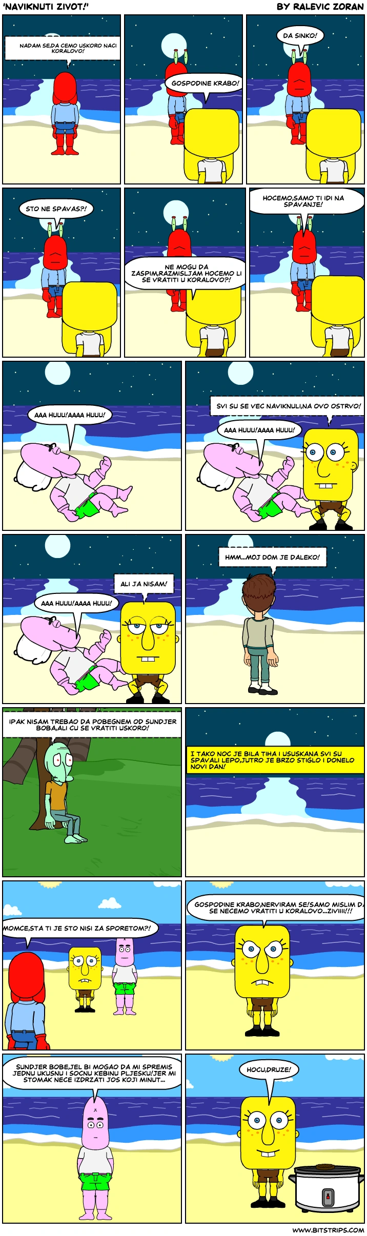Naviknuti Zivot! | Sundjer Bob Stripovi Wiki | Fandom