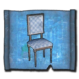 Blueprint Blue Patterned Chair | Sunkenland Wiki | Fandom