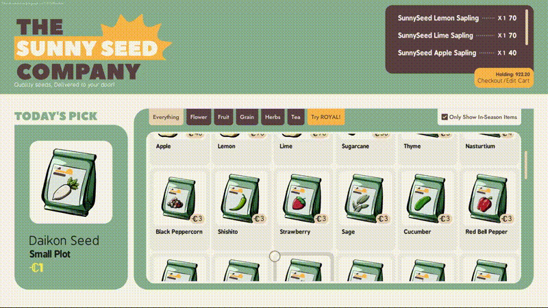 The SunnySeed Company | SunnySideGame Wiki | Fandom