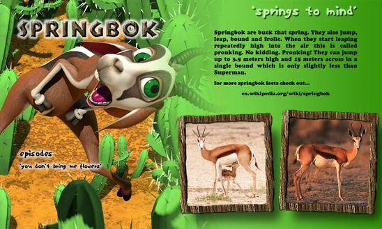 Springbok | Sunrise Production's Jungle Beat Wikia | Fandom