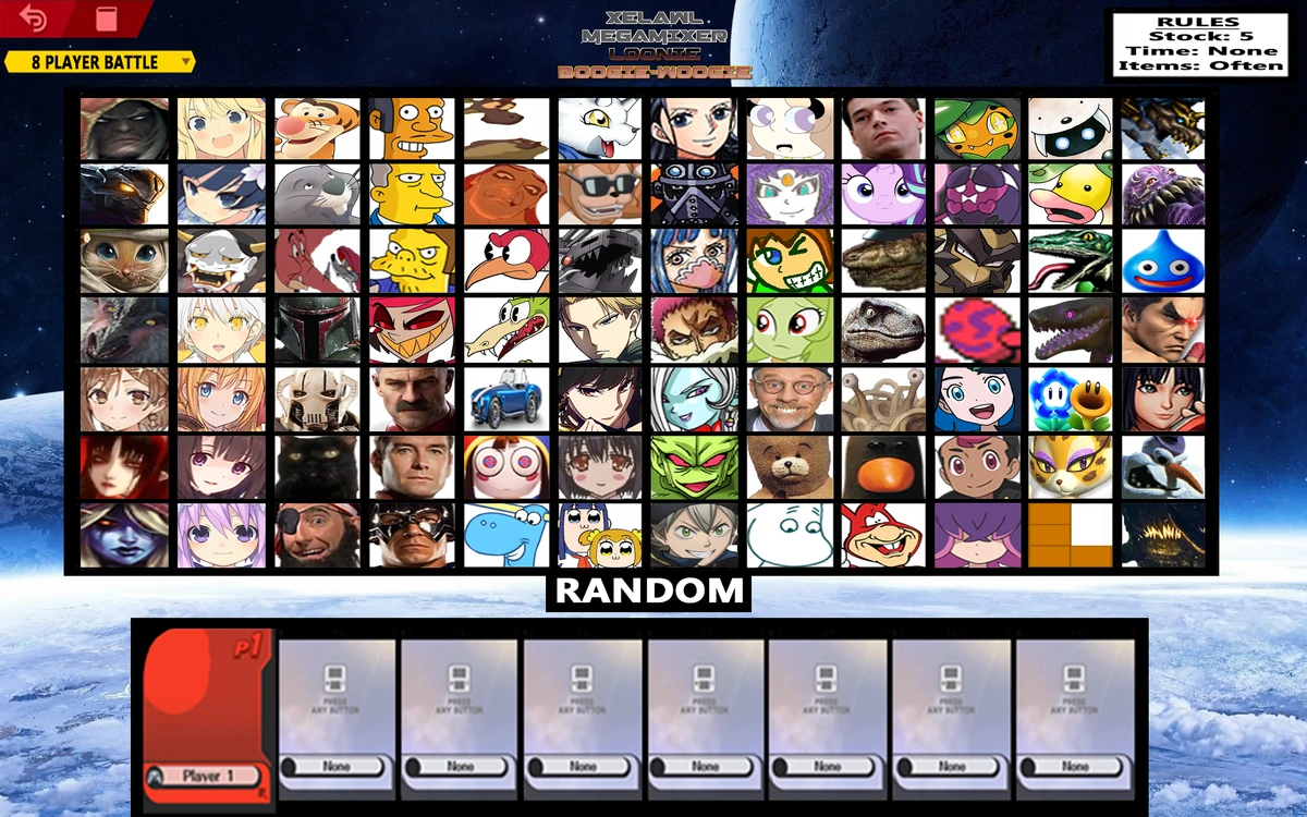 Playable Characters (Loonie Boogie-Woogie) | Super ARC Bros. Brawl ...