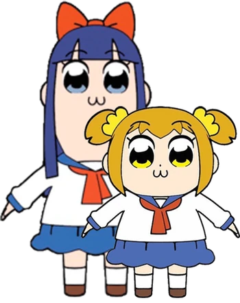 Popuko & Pipimi | Super ARC Bros. Brawl Wikia | Fandom