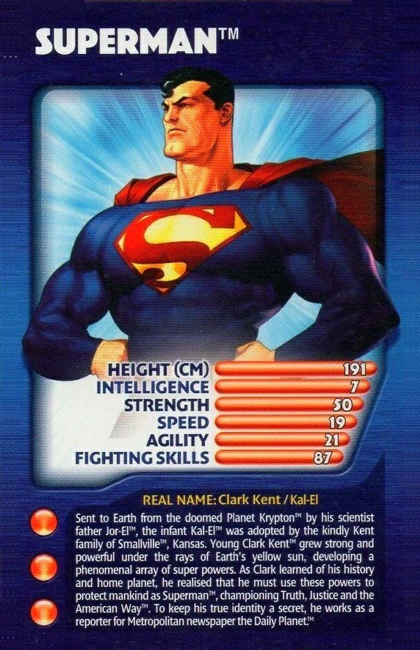 Top trumps dc comic heroes 2 | Super comic characters Wikia | Fandom