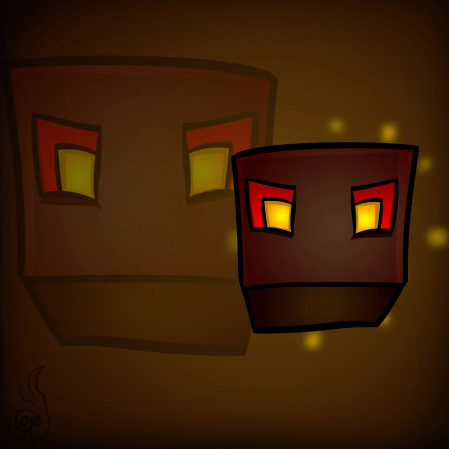 Minecraft Magma Cube Wallpaper