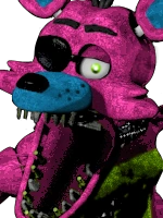 Blacklight Foxy -1 | Super Custom Night Wiki | Fandom